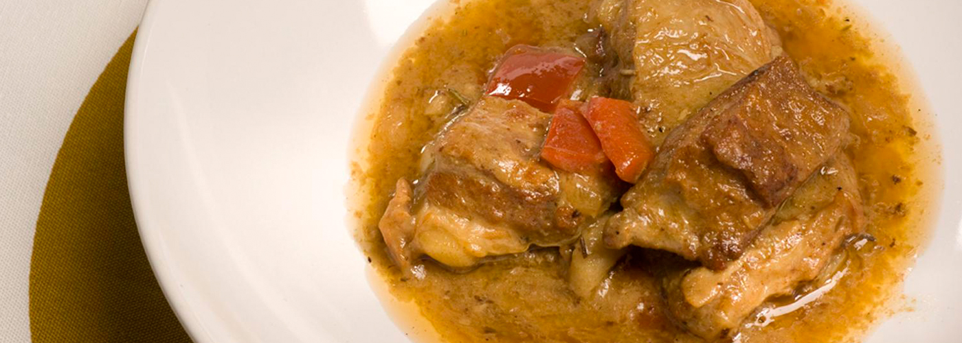 Caldereta de cordero (lamb stew)