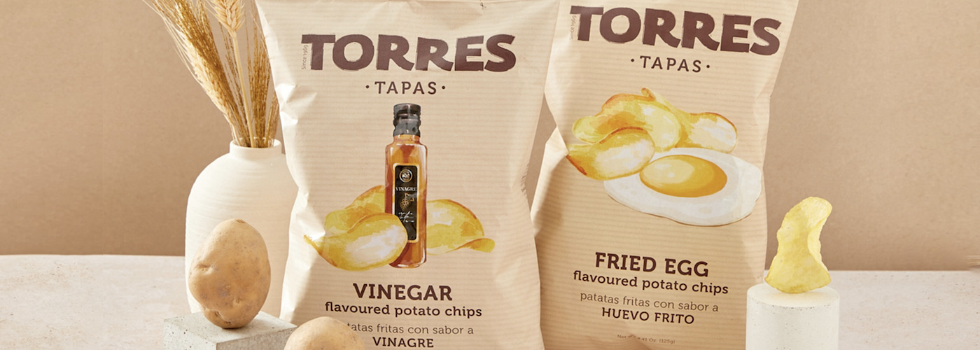 Torres Launches 2 New Potato Chip Flavors That Pay Homage to Spanish Tapas