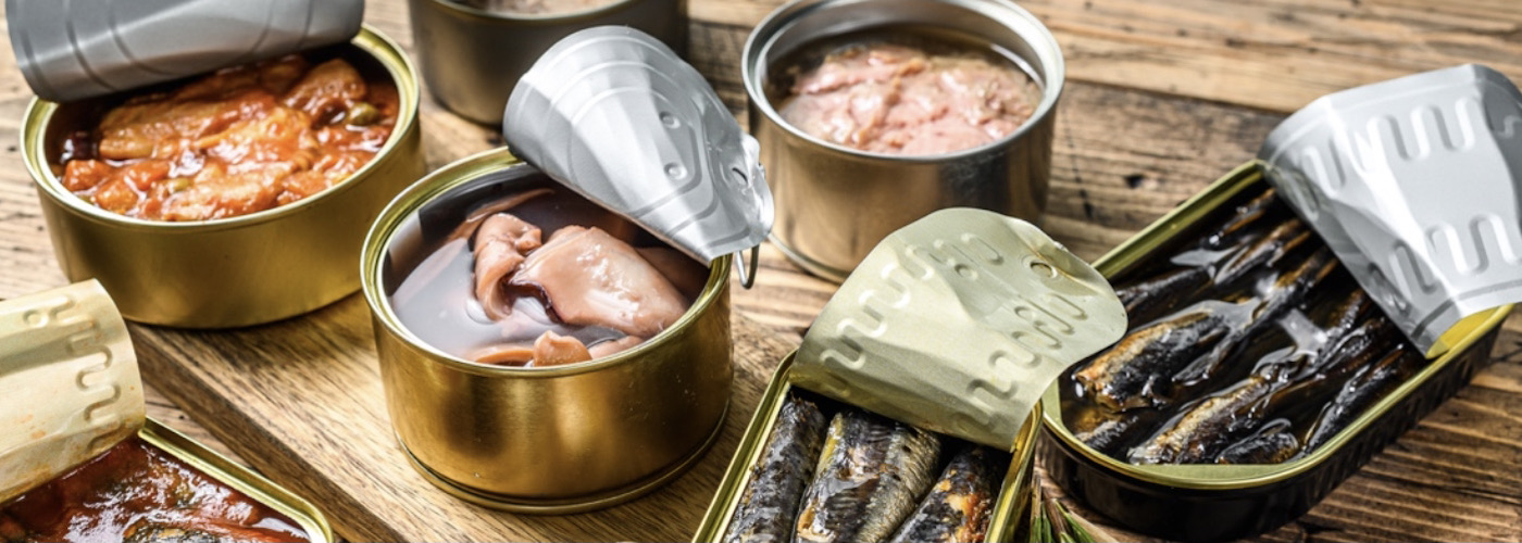 The history behind canned food: sardines, white tuna, octopus