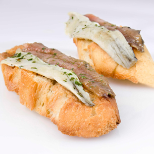 Anchovies on toast | Foods & Wines from Spain