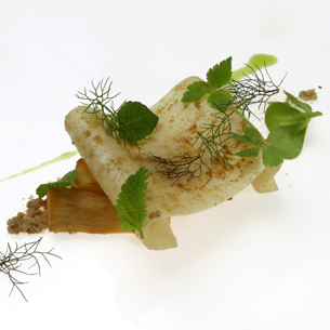 Cassava with a truffle emulsion | Foods & Wines from Spain