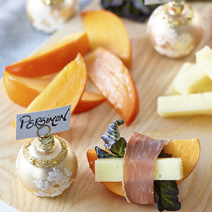 Persimon® Wrapped in Serrano Ham with Manchego and Watercress| Foods ...